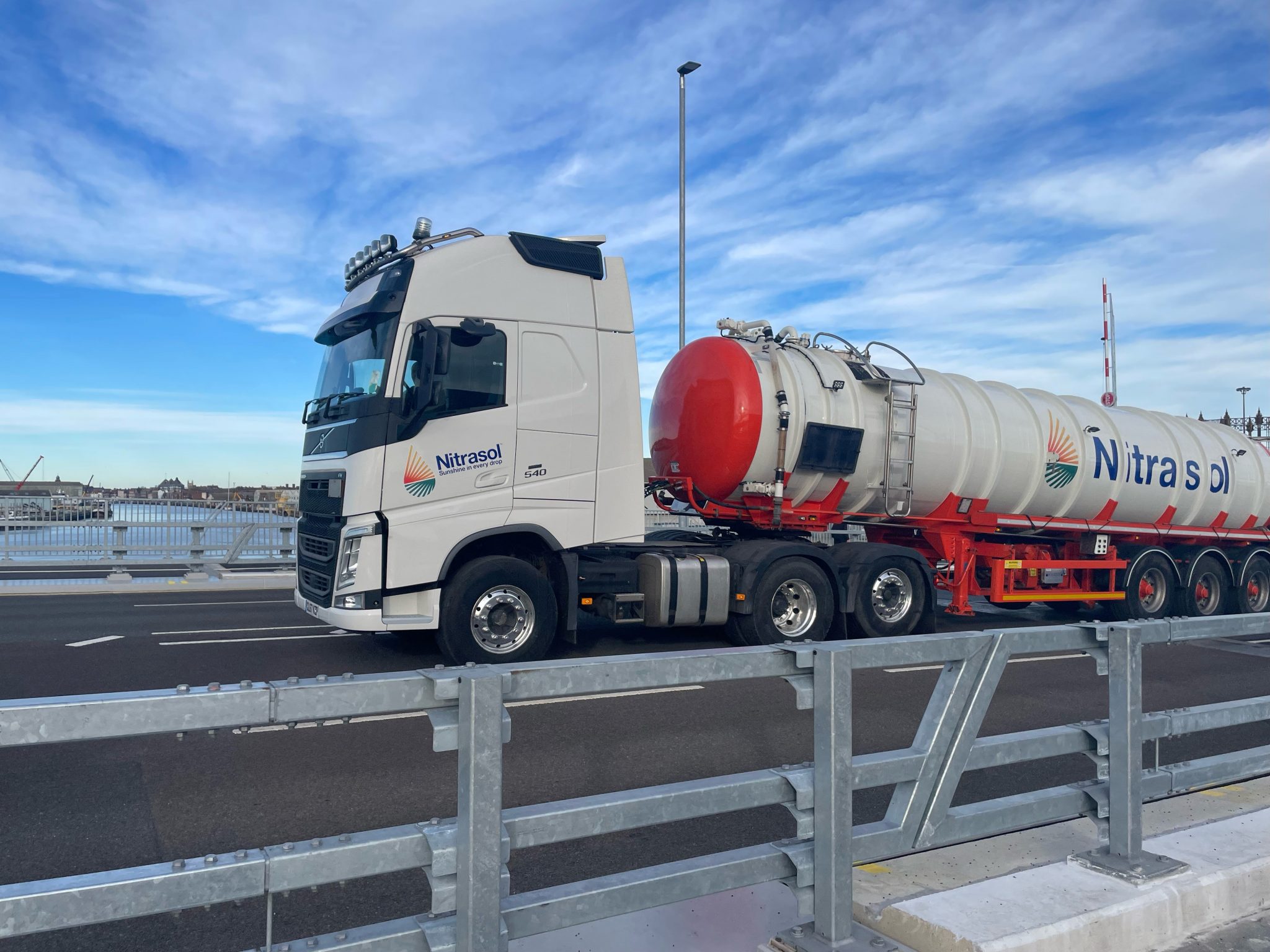 Nitrasol crosses the New Herring Bridge - Nitrasol - Liquid Fertiliser